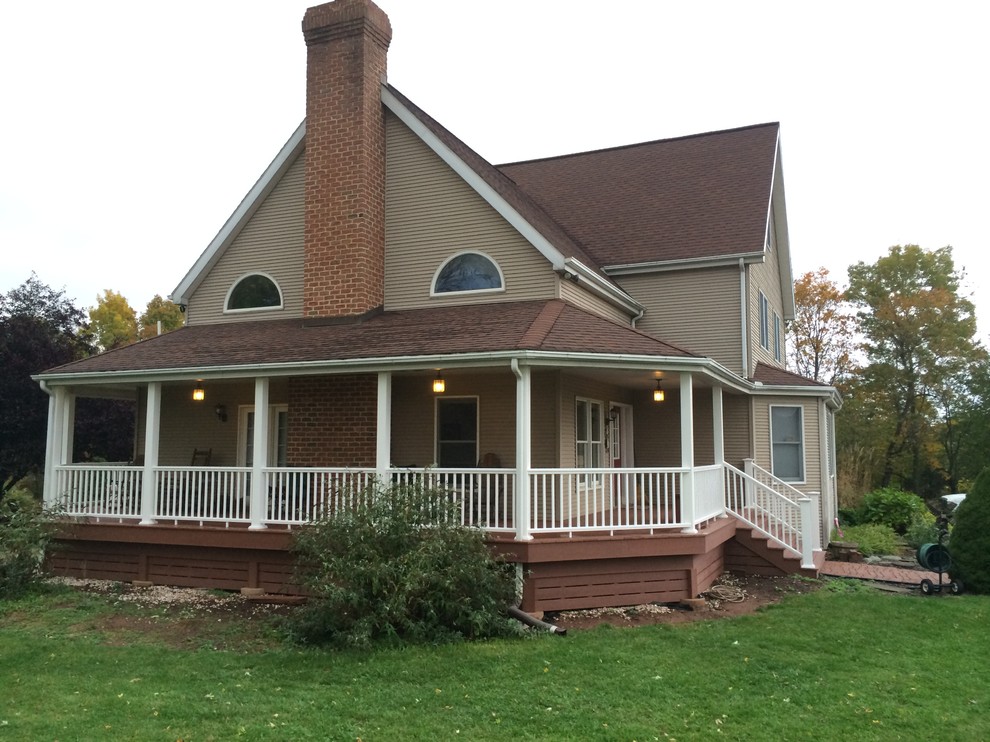 Wrap Around Porch Replacement - Structural Upgrades - Traditional ...