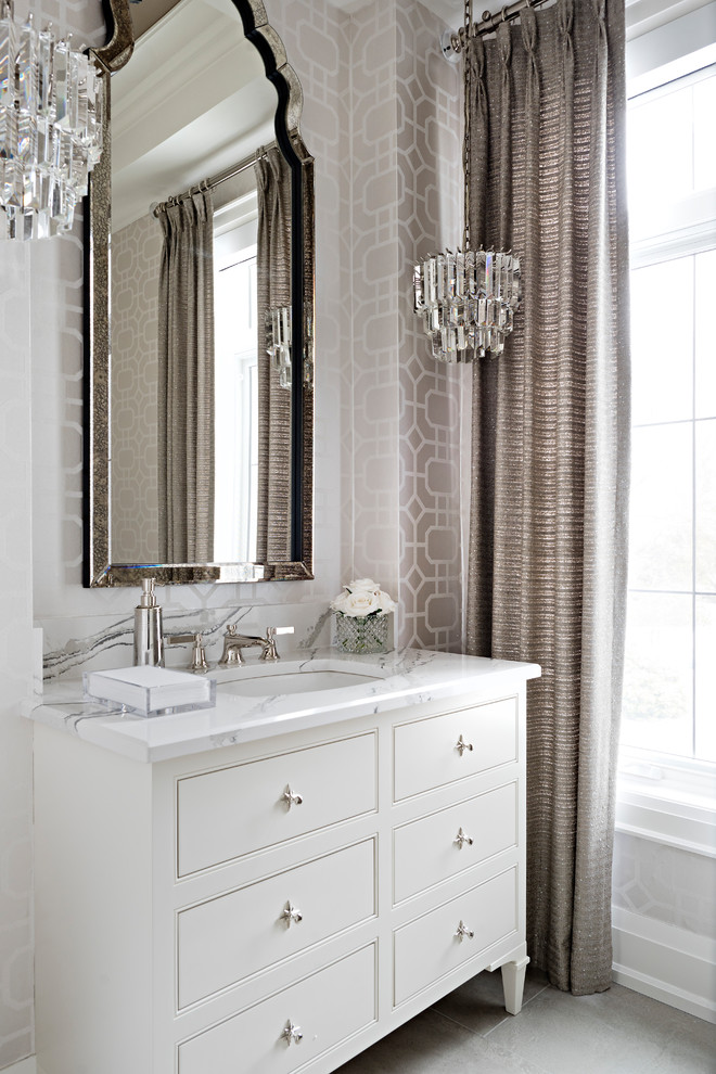 Appleby Place - Traditional - Powder Room - Toronto - by Pizzale Design ...