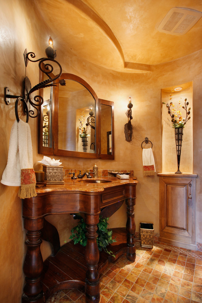 Artesano - Mediterranean - Powder Room - Phoenix - by GAF & Associates ...