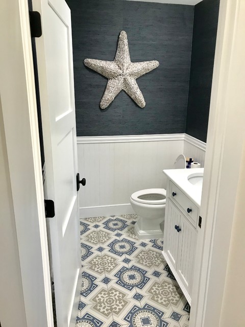 Beach House Remodel Jupiter - Beach Style - Powder Room - Miami - by ...