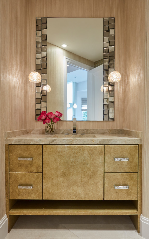 Boca Raton, FL - Contemporary - Powder Room - Miami - by Susan Lachance ...