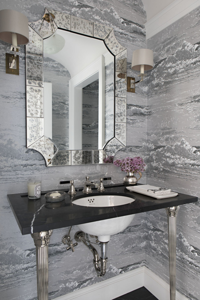 Brentwood Traditional - Transitional - Powder Room - Los Angeles - by ...