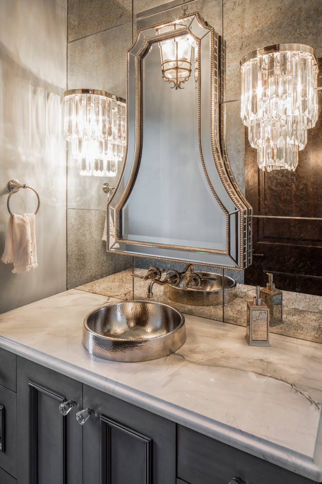 Brookview - Victorian - Powder Room - Austin - by Michelle Tumlin ...