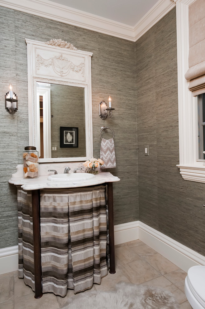 Buell Mansion Home - Transitional - Powder Room - Denver - by Joei ...