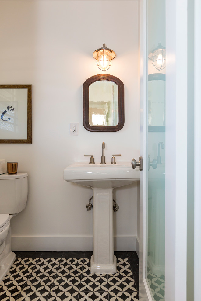 California Beach Powder Room - Beach Style - Powder Room - Los Angeles ...