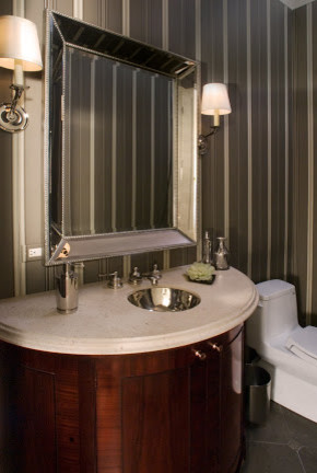 Classic Design - Traditional - Powder Room - Chicago - by Linc Thelen ...