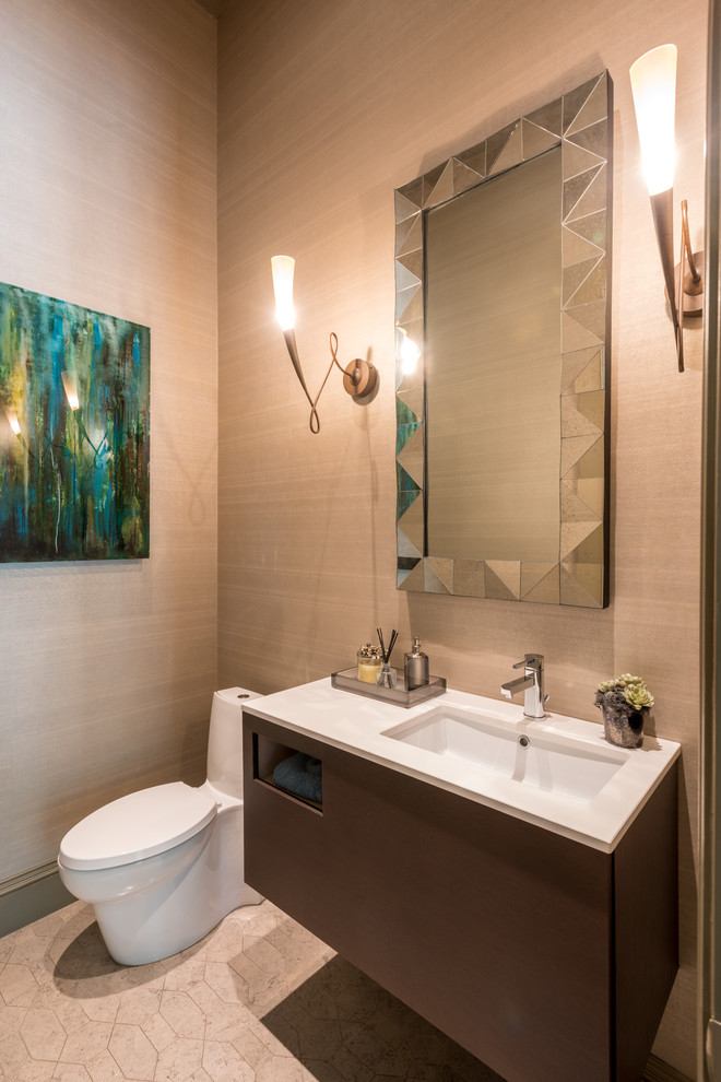 Contemporary Powder Bath - Contemporary - Powder Room - Dallas - by ...