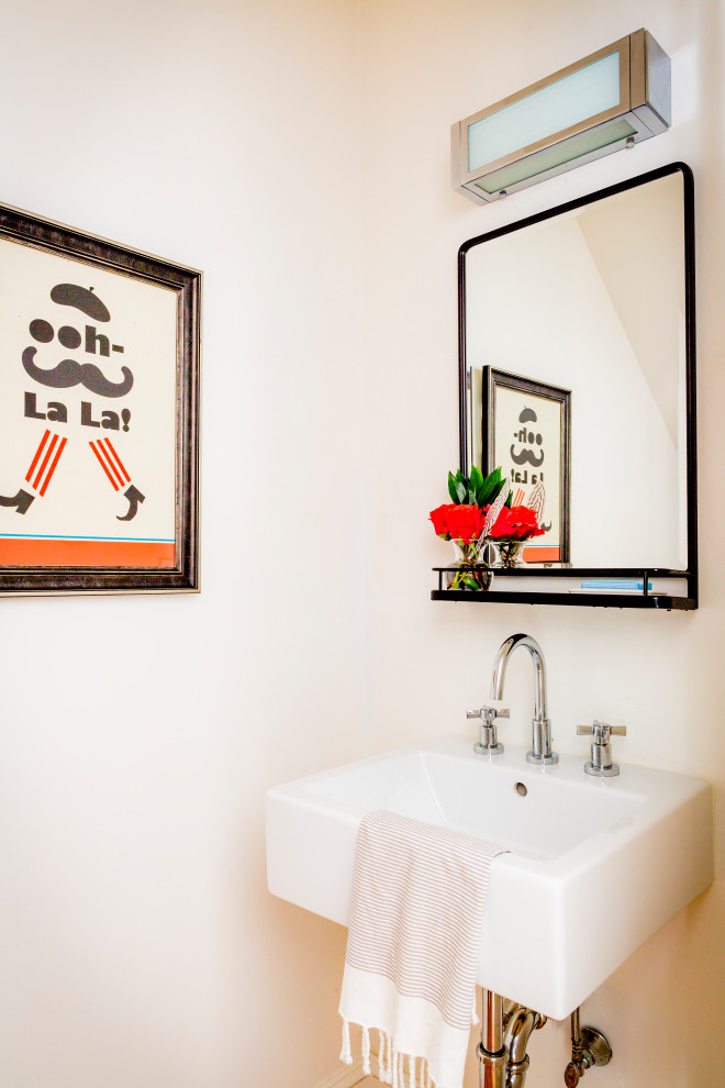 Craftsman cottage - Craftsman - Powder Room - Raleigh - by CH ...