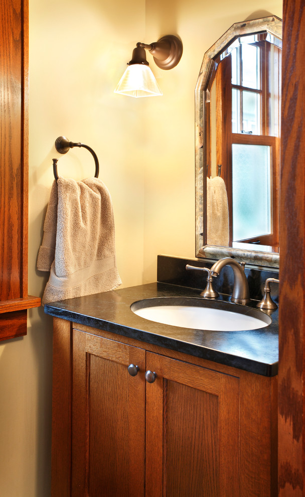 Craftsman Kitchen Expansion - Craftsman - Powder Room - Minneapolis ...