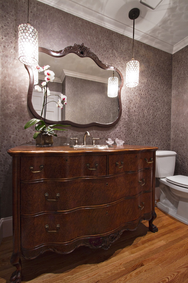 Eclectic Powder Room - Eclectic - Powder Room - Chicago - by Alison ...