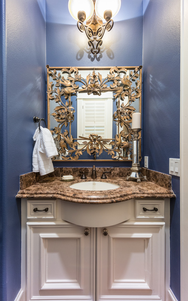 European Influence - Powder Room - French Country - Powder Room ...