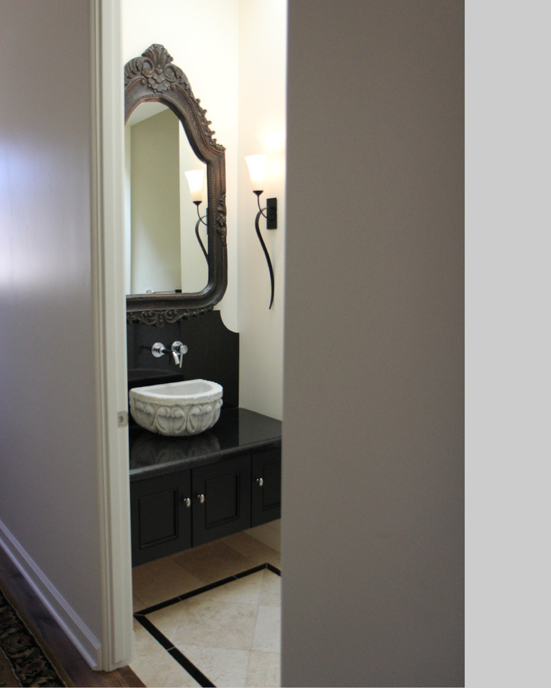 French Country Delight - Traditional - Powder Room - San Luis Obispo ...