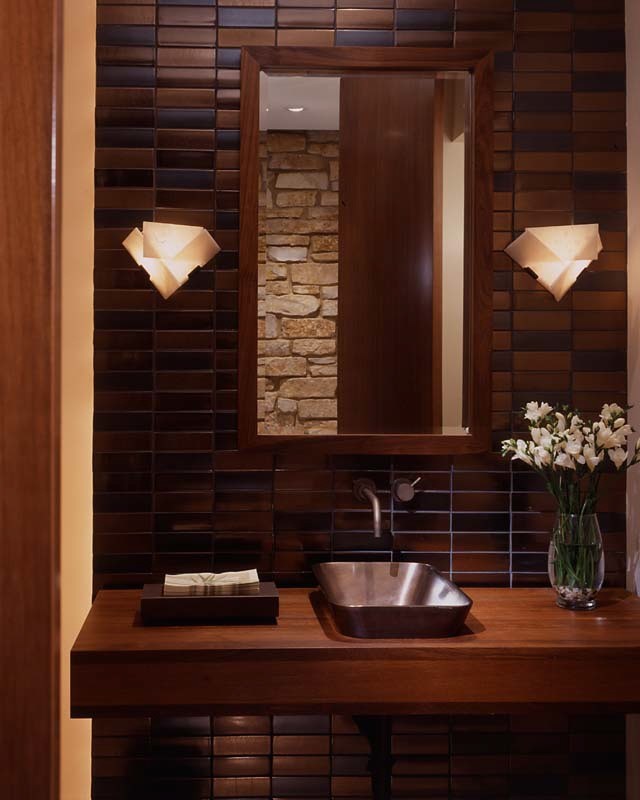 GLENCOE RESIDENCE - Contemporary - Powder Room - Chicago - by Robyn ...