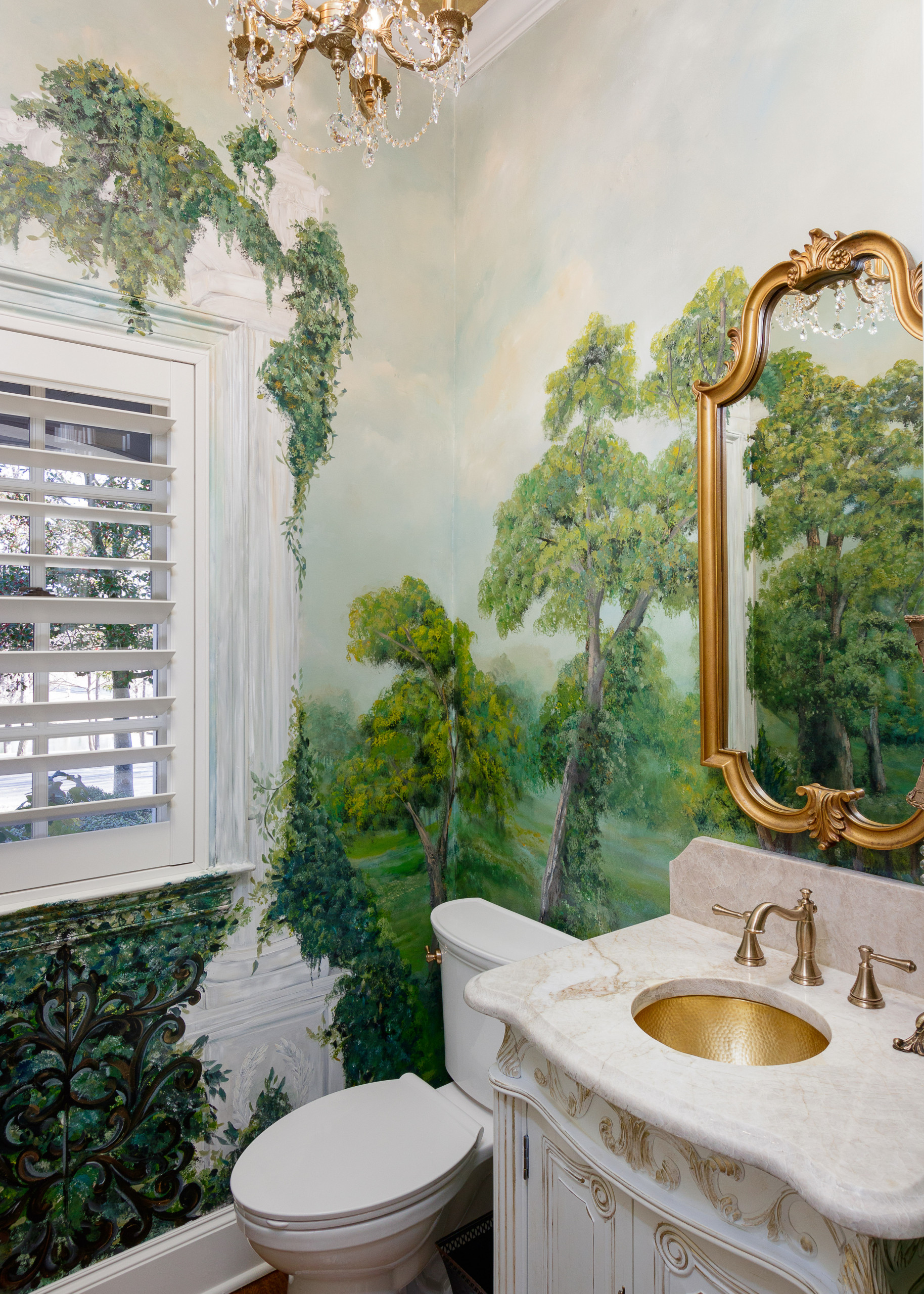 Tuscan Powder Room Ideas