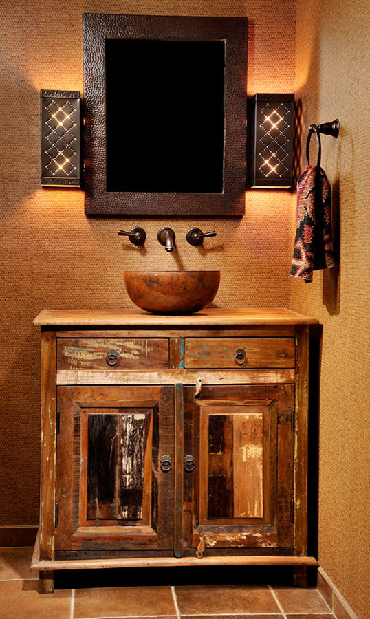 Indian Paintbrush - Contemporary - Powder Room - Other - by Trauner Fay ...