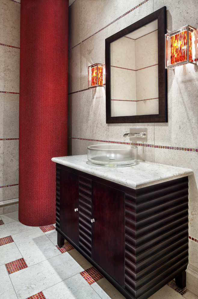 Italian Modern - Contemporary - Powder Room - Austin - by JAUREGUI ...