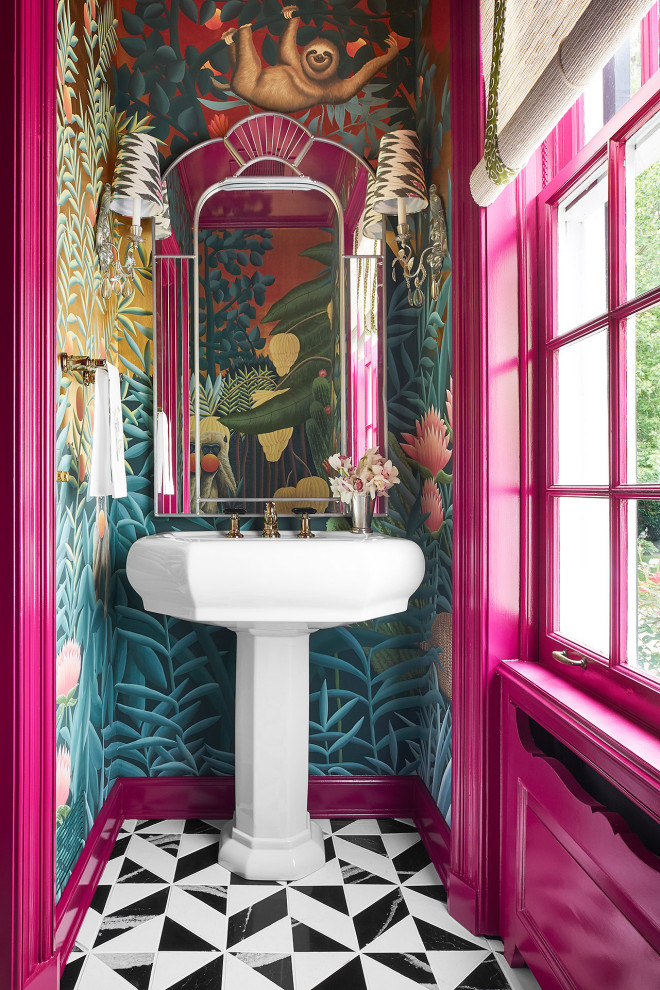 Lake Forest Showhouse - Eclectic - Powder Room - Chicago - by Design ...