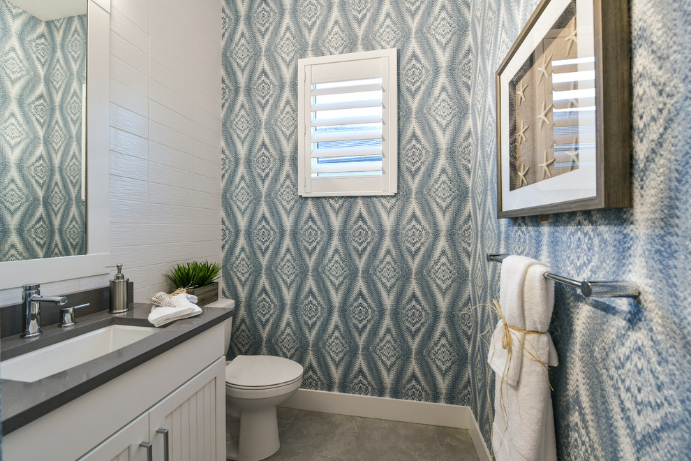 Lakehouse Cove at Waterside - Beach Style - Powder Room - Other - by ...