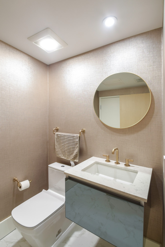 Marina Del Rey - Contemporary - Powder Room - Los Angeles - by Fong ...