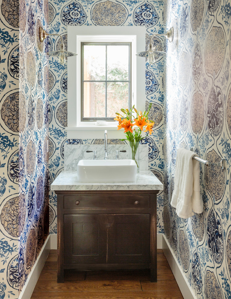 Modern Farmhouse - Farmhouse - Powder Room - Los Angeles - by Alison ...