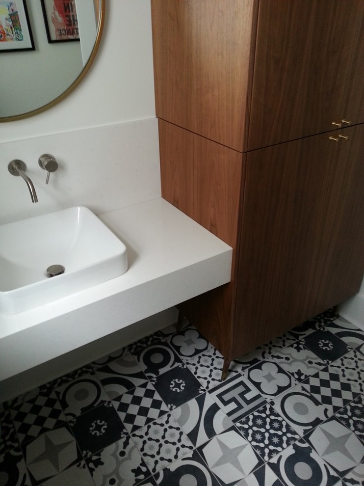 Modern Powder Room - Midcentury - Powder Room - Vancouver - by ...