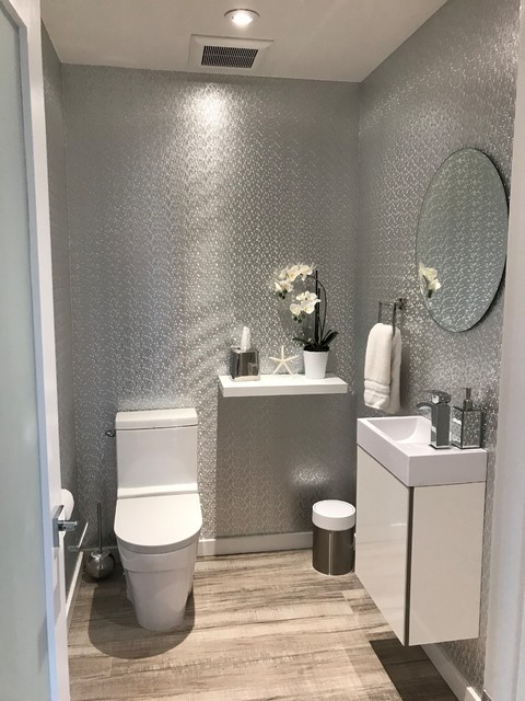 Modern Powder Room - Modern - Powder Room - Los Angeles | Houzz