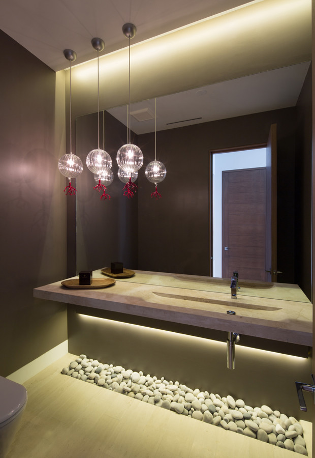Modern Powder Room - Modern - Powder Room - Miami | Houzz