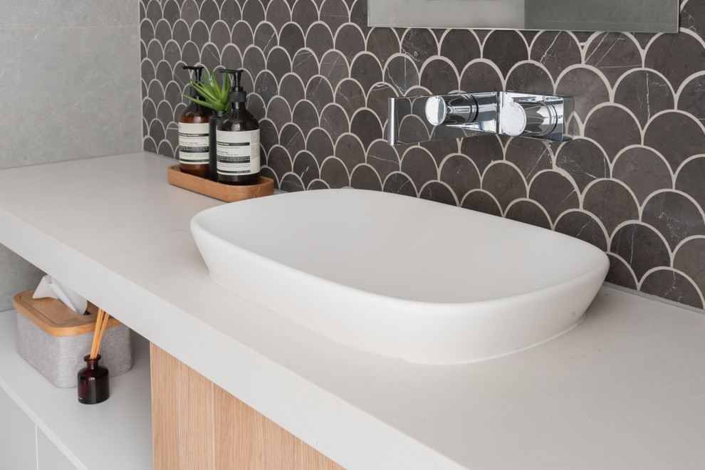 Modern Scandi Inspired Home - Scandinavian - Powder Room - Perth - by ...