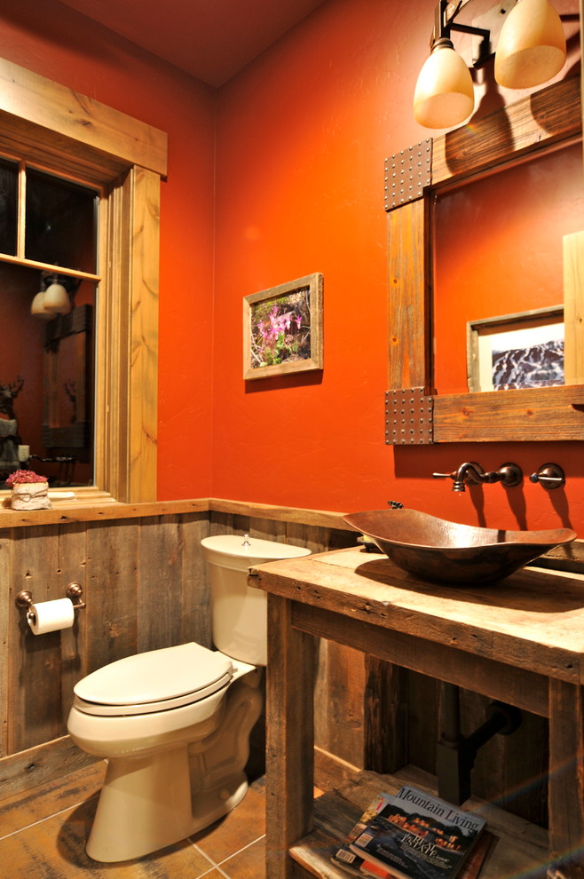 Mountain Home - Rustic - Powder Room - Denver - by Rinn Builders, LLC ...