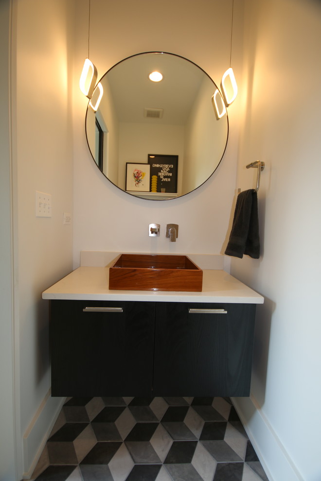 Must-See Modern - Contemporary - Powder Room - Chicago - by Matthies ...