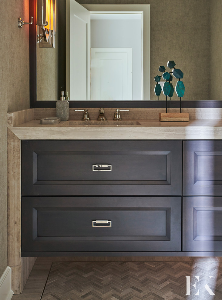 Newly Built, Lavish Hinsdale Home - Modern - Powder Room - Chicago - by ...