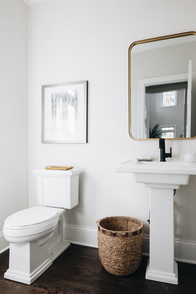 Nice & Neutral - Transitional - Powder Room - Chicago - by Timber ...
