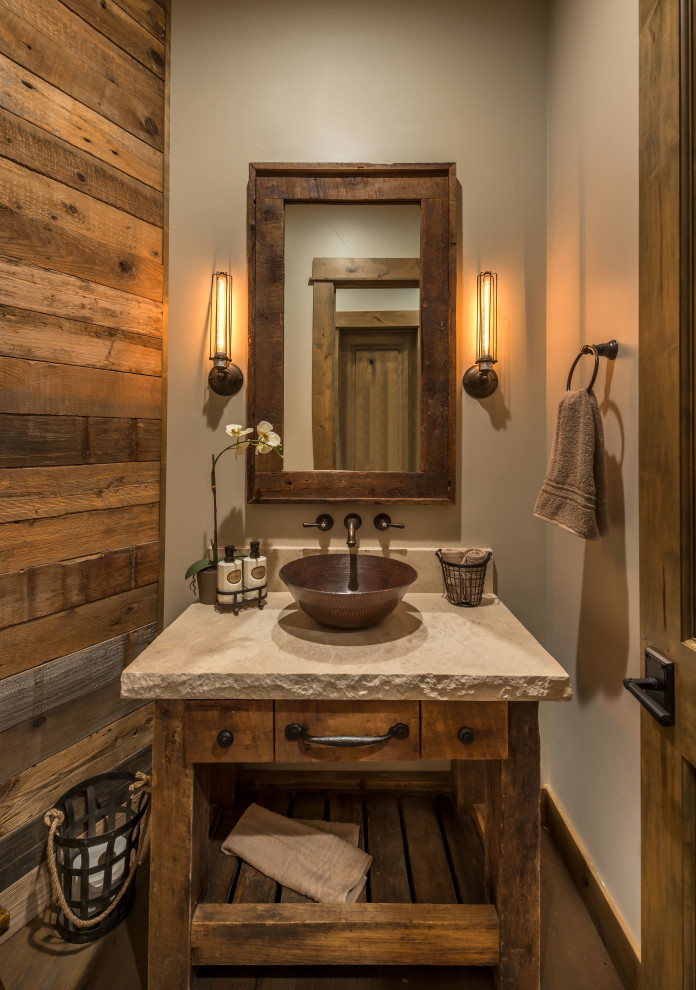 Ninebark | Schaffer's Mill - Rustic - Powder Room - Sacramento - by ...