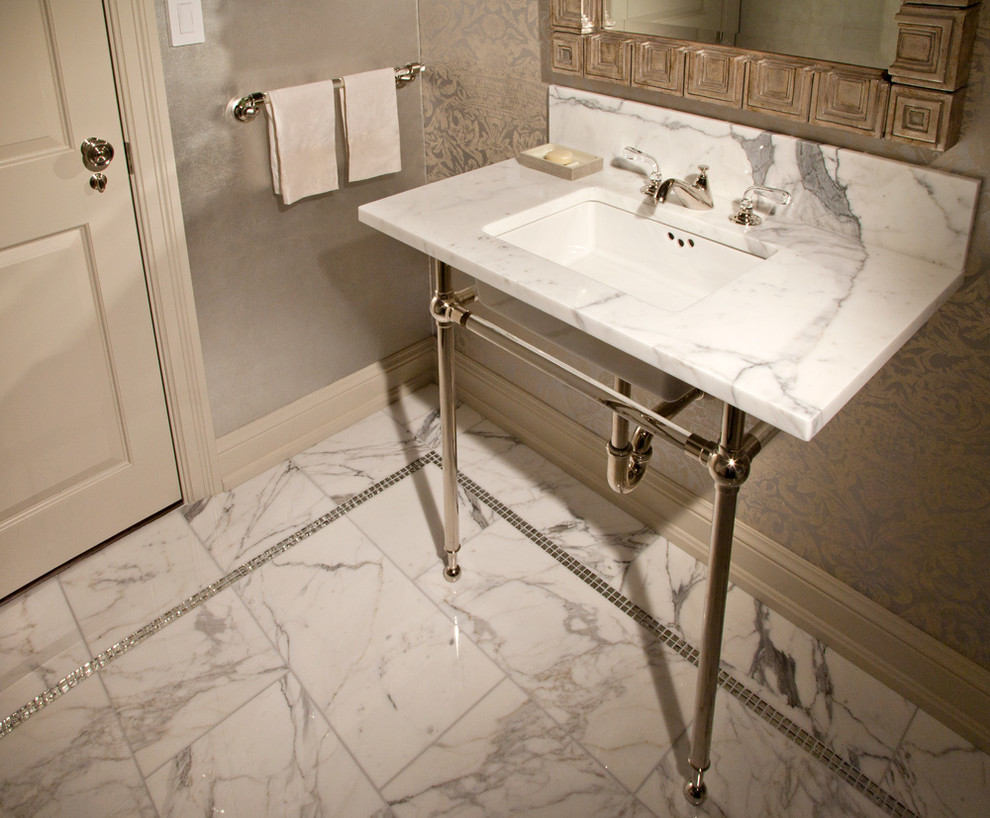 Park Avenue Residence - Modern - Powder Room - New York - by Complete ...