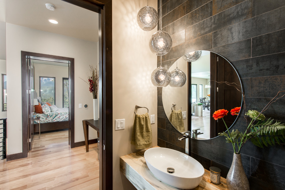 Picasso Homes Parade House 2017 - Contemporary - Powder Room - Denver ...