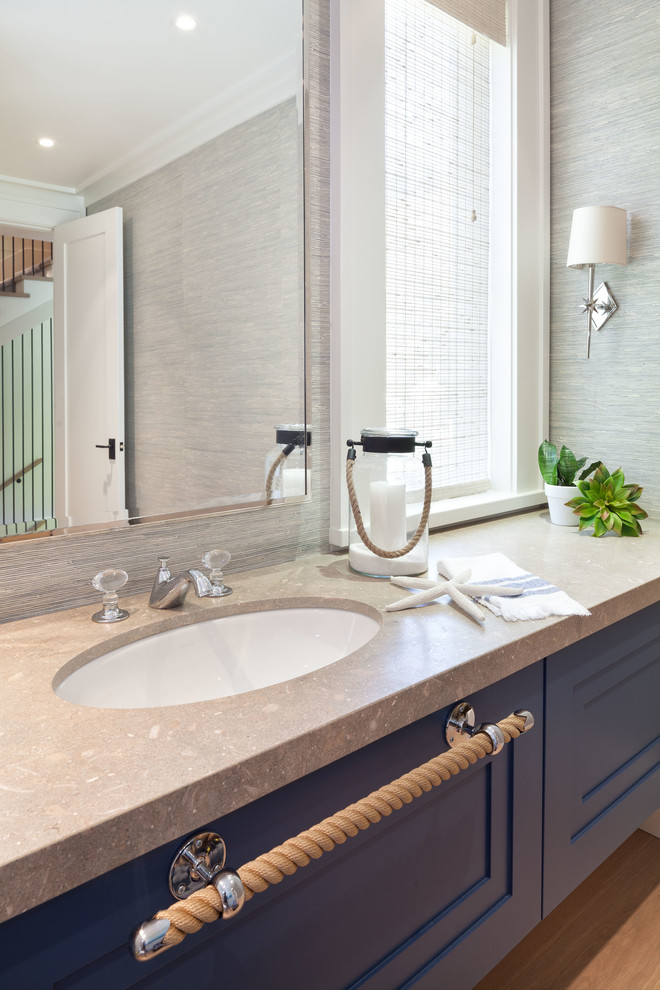 Pilot House - Beach Style - Powder Room - Vancouver - by HB Design | Houzz