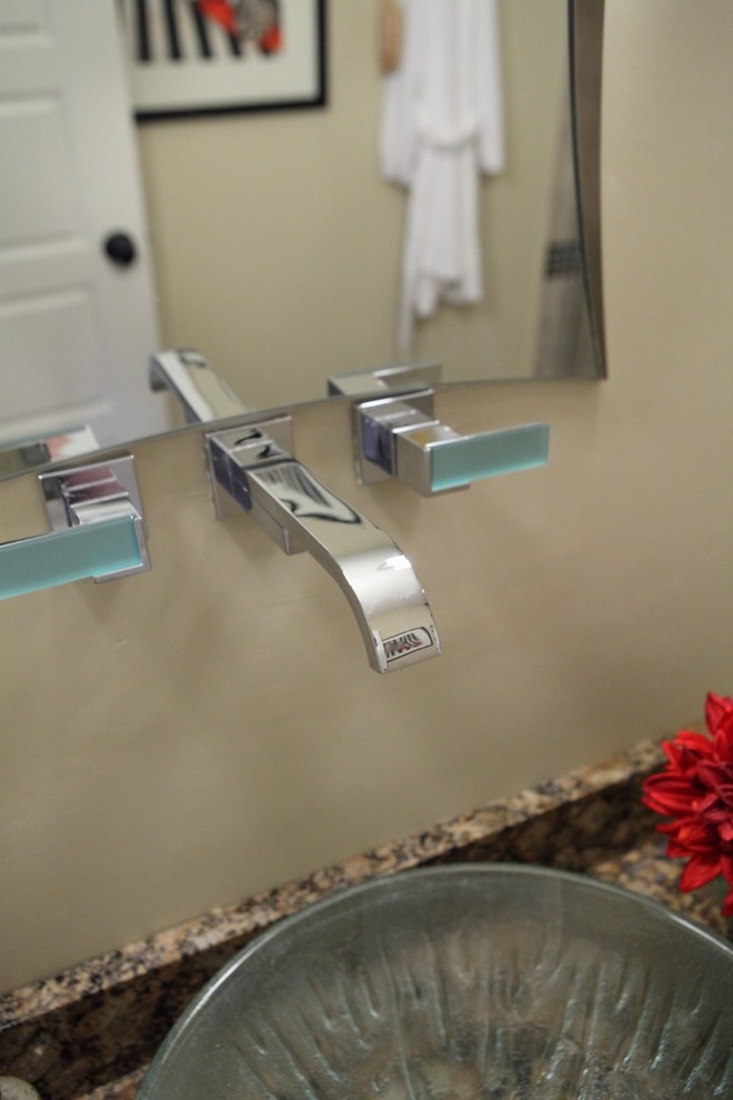 Powder Room- Adrienne Elliott Designs - Contemporary - Powder Room ...