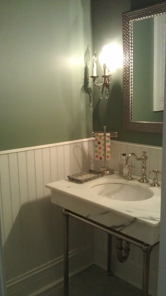 powder room - Traditional - Powder Room - Chicago - by EU Crafts | Houzz