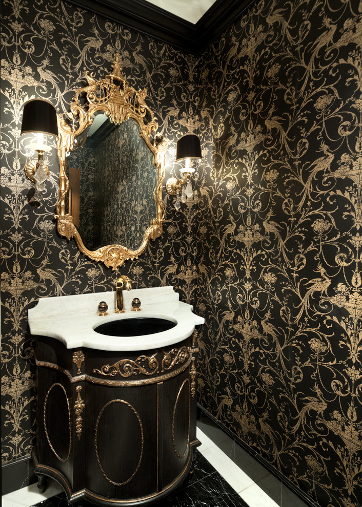Powder Room - Traditional - Powder Room - Minneapolis - by Gabberts ...
