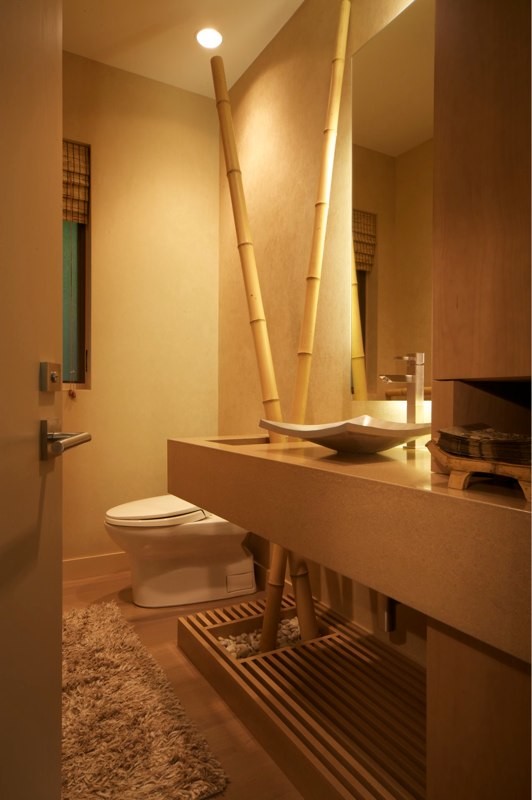 Powder Rooms - Asian - Powder Room - Detroit - by DesRosiers Architects ...