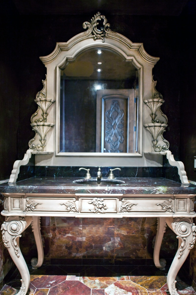 Powder - Traditional - Powder Room - Phoenix - by VM Concept Interior ...