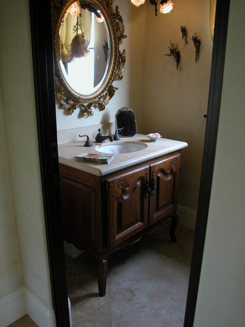 Queen Anne vanity - Traditional - Cloakroom - San Diego - by The French ...