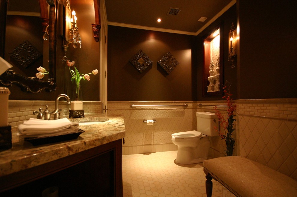 REGAL POWER ROOM - Traditional - Powder Room - Charlotte - by STRATTON ...