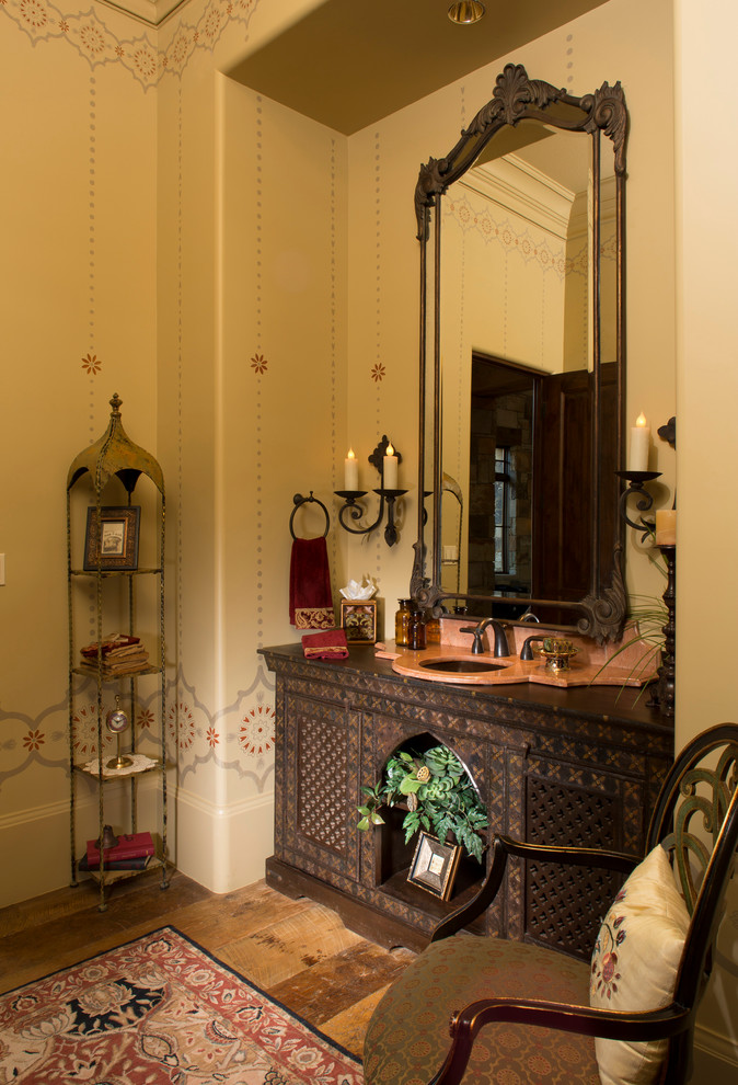 Rustic Lodge style home - Rustic - Powder Room - Houston - by ...