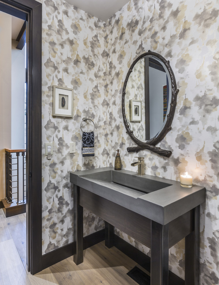 Rustic Powder Room - Rustic - Powder Room - Tampa | Houzz