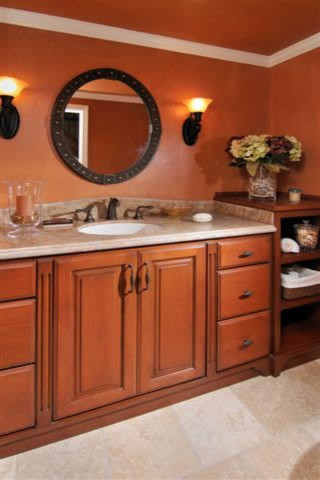 San Mateo Traditional/Tuscan style home - Traditional - Powder Room ...