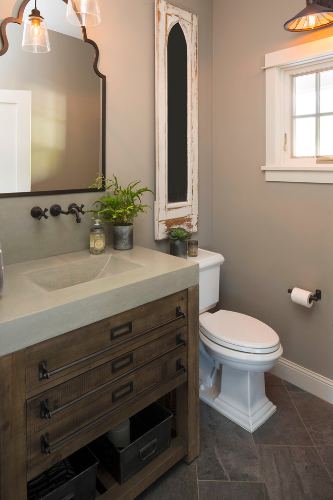 Scandia Lakefront Cottage - Craftsman - Powder Room - Minneapolis - by ...