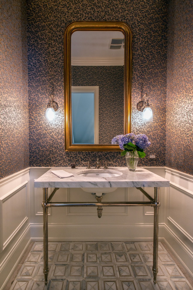 Timeless Classic - Traditional - Powder Room - by SKIN Interior Design ...
