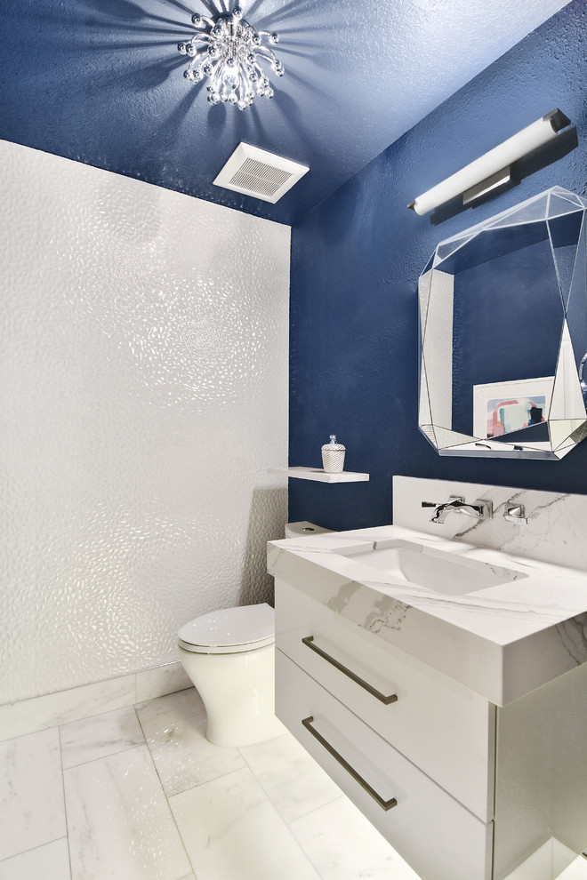 Ultra Modern Powder Room - Modern - Powder Room - Orlando - by S&W ...