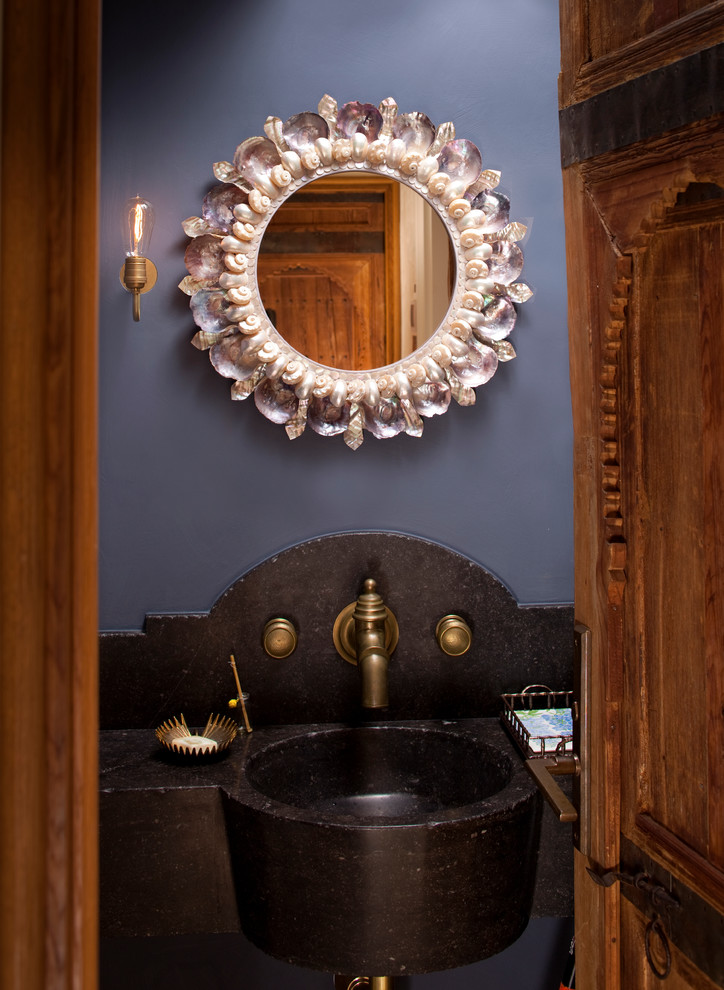 Western Long Island Residence - Mediterranean - Powder Room - New York ...